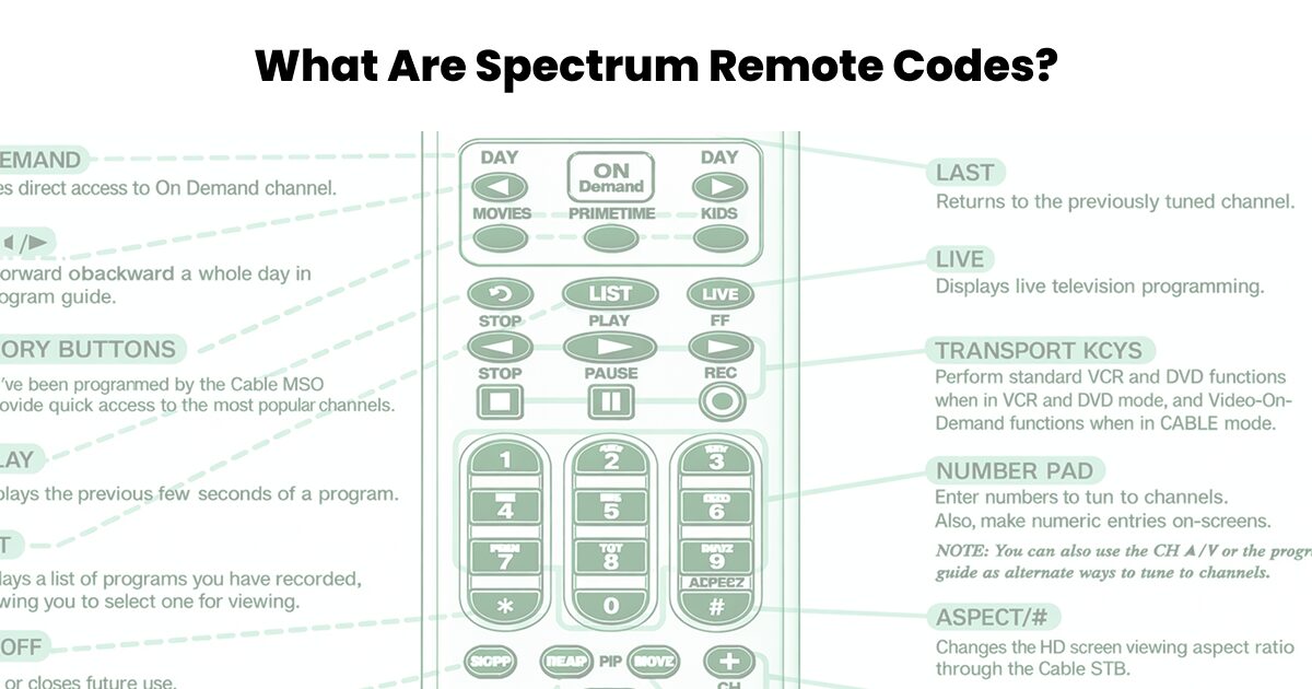 Spectrum Remote Codes: Complete List & Easy Programming Guide